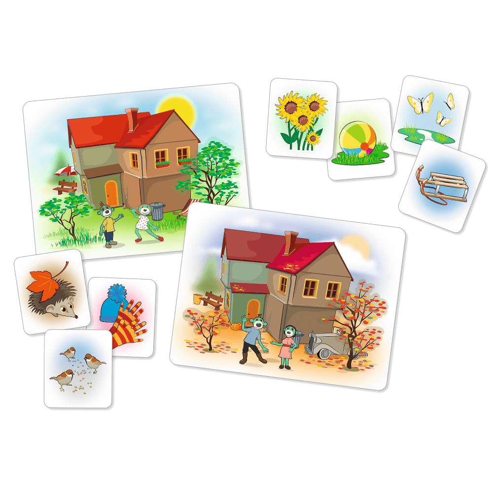 GRA TREFLIKI POZNAJĄ:PORY ROKU TREFL | ZABAWKI \ GRY \ RODZINNE - Gustpol